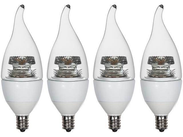 Thinklux 4-PK-TKUCA35S01-4.5W-830-E12 40 Watts Equivalent LED Light ...