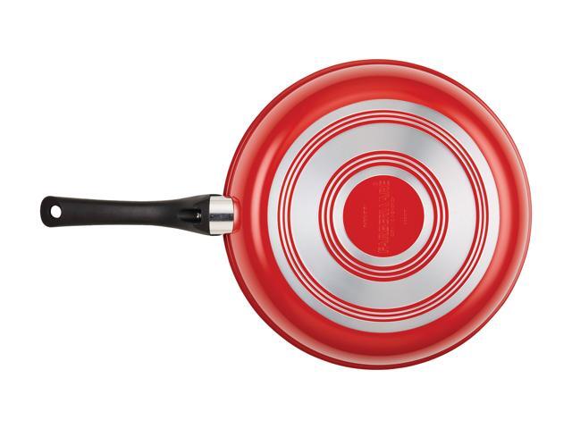 Farberware Glide Copper Ceramic Nonstick Cookware Set, 11-Piece, Red ...
