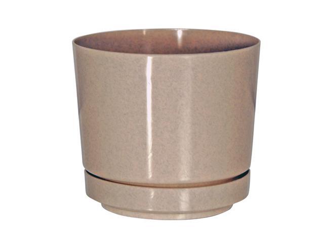 Dynamic Design 12" Sand Hi-Gloss Finish Planters Full Depth - Newegg.com
