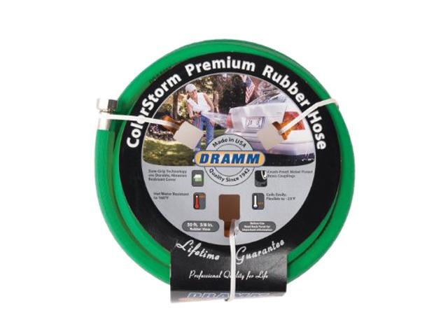 Dramm 10-17004 5/8" X 50' Green ColorStorm Premium Rubber Hose - Newegg.com
