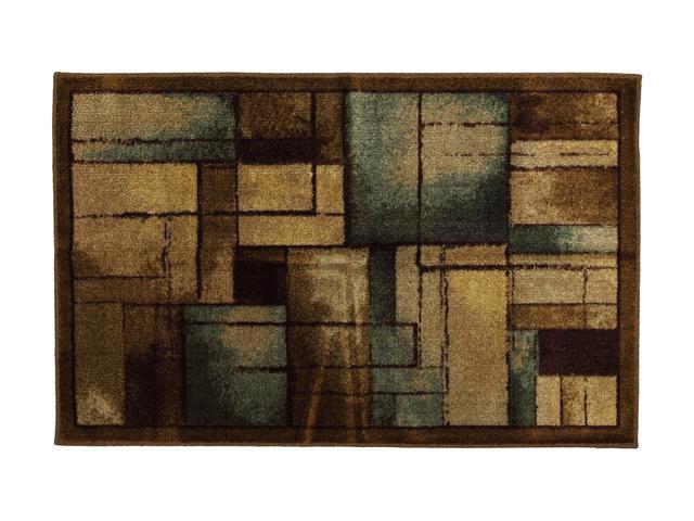 Mohawk Home New Wave Roby Blue 30" x 46" Rug Brown 2' x 3' and smaller ...