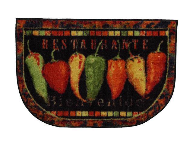 Mohawk Home New Wave Cantina Multi 20" X 30" Slice Rug Black 2' x 3 ...