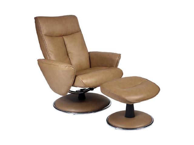 Mac Motion Chairs Cobblestone Bonded Leather Swivel, Recliner with ...