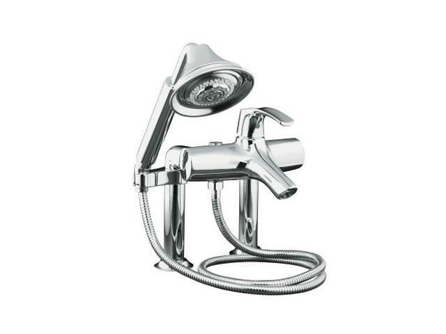 KOHLER K-18486-4-CP Symbol Bath Faucet w/ Handshower - Polished Chrome ...