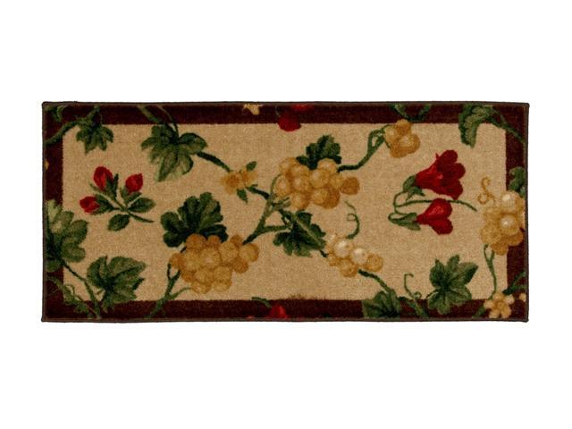 Mohawk Home New Wave Fruit Patch Cherry 20"x45" Rug Beige 2' x 3' and ...