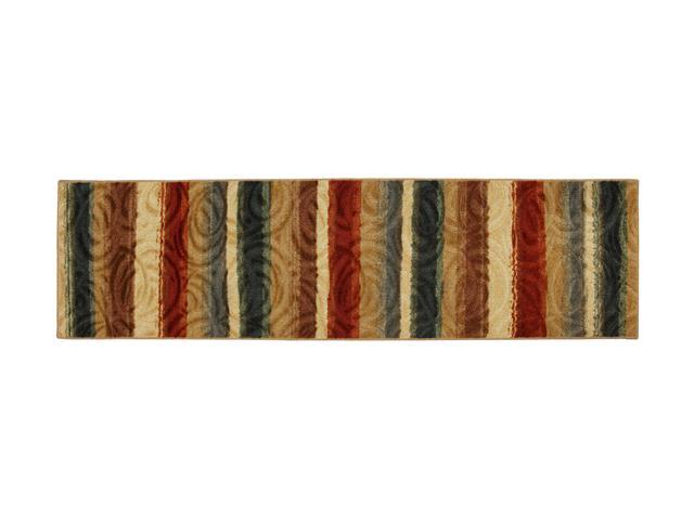 Mohawk Home Swirls Tonala Earth 24"X96" Rug Beige Runners 11096 452 ...