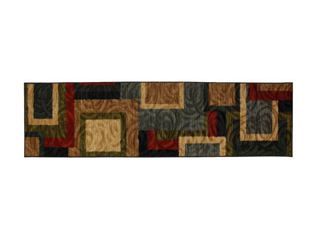 Mohawk Home Swirls Matlin Heritage 24"X96" Rug Black Runners 11097 486 ...