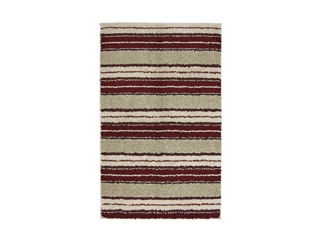 Mohawk Home Cotton Classics Boardwalk Crimson Field 30"X46" Rug Crimson ...