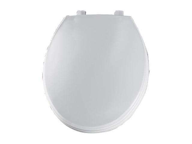 Bemis 760TJ 000 Commercial Round Plastic Seat, Closed Front w/Cover ...