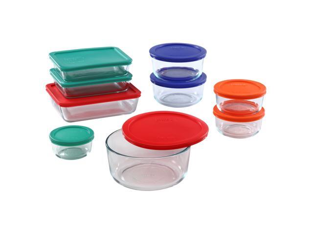 Pyrex 18-piece Glass Food Storage Container Set with Lids - Newegg.com