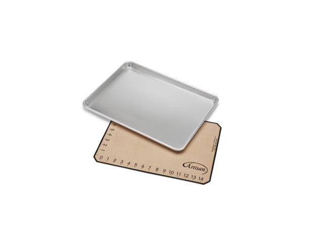 Artisan Medium Aluminum Sheet Pan 18.00" x 13.00" and Silicone Baking ...