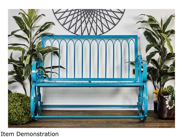 UMA Enterprises Metal Rocking Bench, 49"W, 37"H - Newegg.com