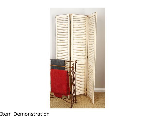 UMA Enterprises 303172 Wood 3 Panel White Screen, 48"W, 71"H - Newegg.com