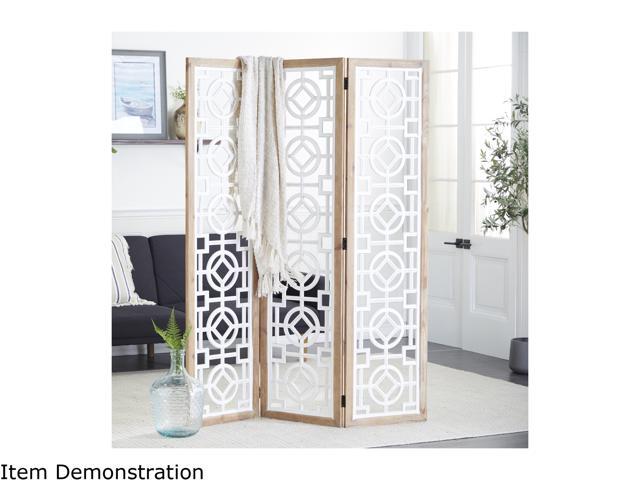UMA Enterprises 302085 Wood 3 Panel Screen, 54"W, 72"H - Newegg.com