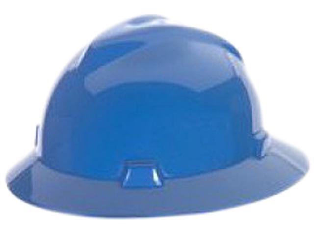 Msa Safety Works 475368 Hard Hat V-Gard Blue Full Brim Full Brim Non ...