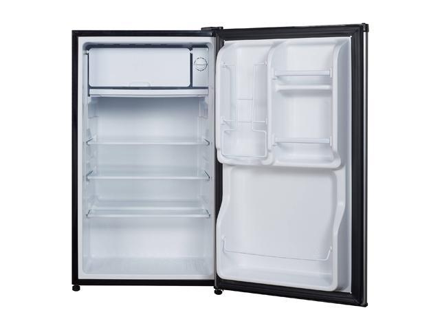 MAGIC CHEF MCBR350B2 3.5 Cu Ft Refrigerator with Manual Defrost, Black ...