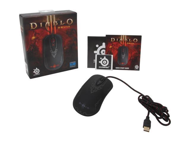 SteelSeries Diablo III 62151 Black Wired Laser Gaming Mouse - Newegg.com