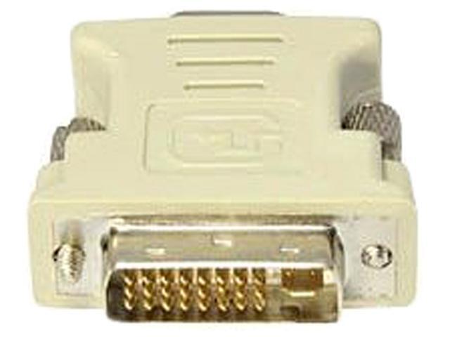 5PK DVI-I (29 pin) Male to VGA Female White Adapters For Resolution Up ...