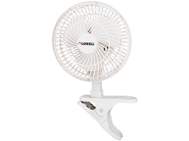 Lorell LLR44552 6in. Clip-On Fan- 2-Speed- 5ft. Cord- 7-.94in.x6in.x9 ...