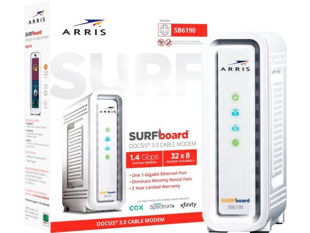 Open Box: Arris SB6190 SURFboard® DOCSIS® 3.0 Cable Modem - Newegg.com