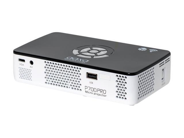 AAXA P700 Pro WXGA HD LED Pico / Portable Projector, 650 Lumens, WiFi ...