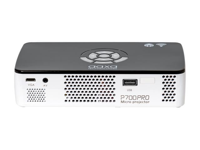 AAXA P700 Pro WXGA HD LED Pico / Portable Projector, 650 Lumens, WiFi ...