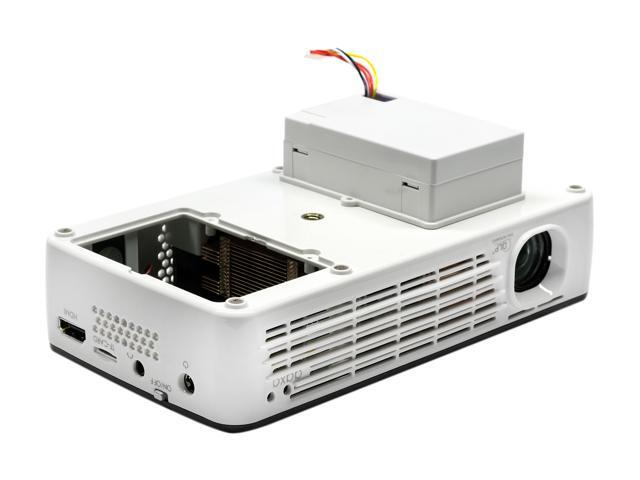 AAXA P700 Pro WXGA HD LED Pico / Portable Projector, 650 Lumens, WiFi ...