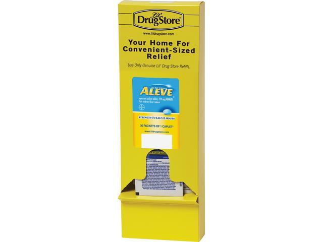 Lil Drugstore 51030 Pain Reliever Tablets Refill Packs, 30 Packs/Box ...