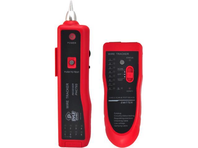 Pyle Phct65 Lan/Ethernet/Telephone Cable Tracker & Tester - Newegg.com