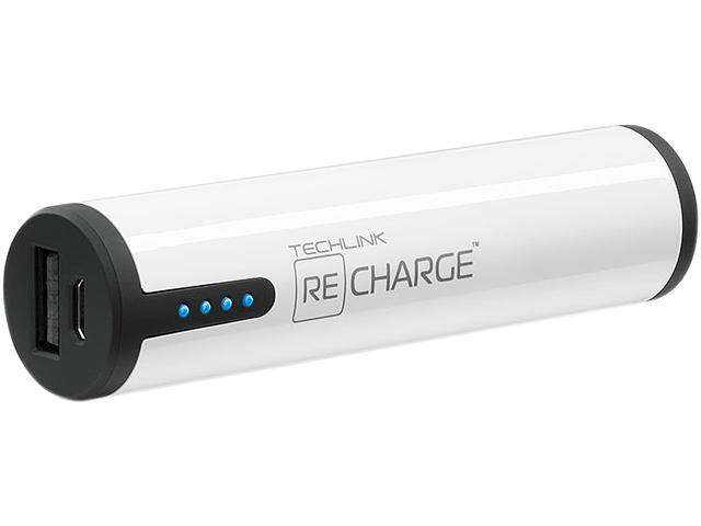 Techlink Recharge 2600 USB Charger (White) - Newegg.com