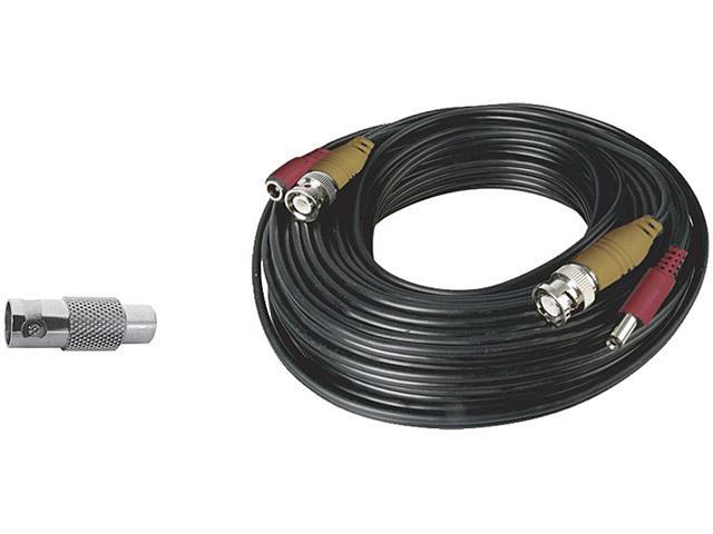 Night Owl CAB-60 60 Feet BNC Video/Power Camera Extension Cable with ...