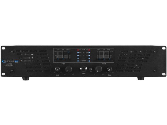 Technical Pro AX3000 2U Professional 2CH Power Amplifier - Newegg.com
