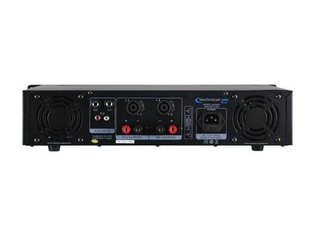 Technical Pro AX3000 2U Professional 2CH Power Amplifier - Newegg.com