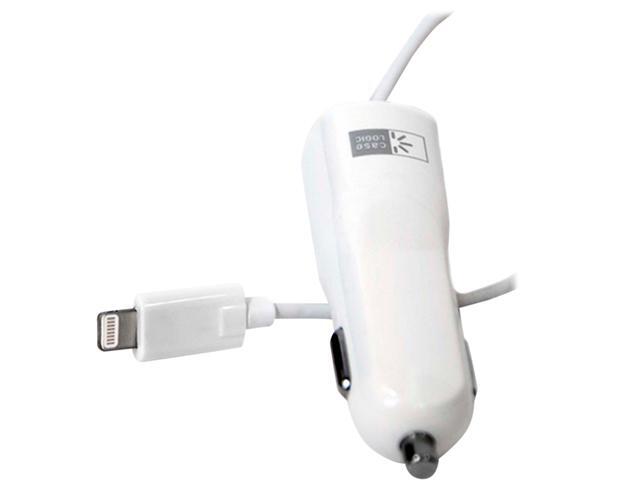 Case Logic 2.1 Amp Lightning Car Charger CLPLMF white - Newegg.com