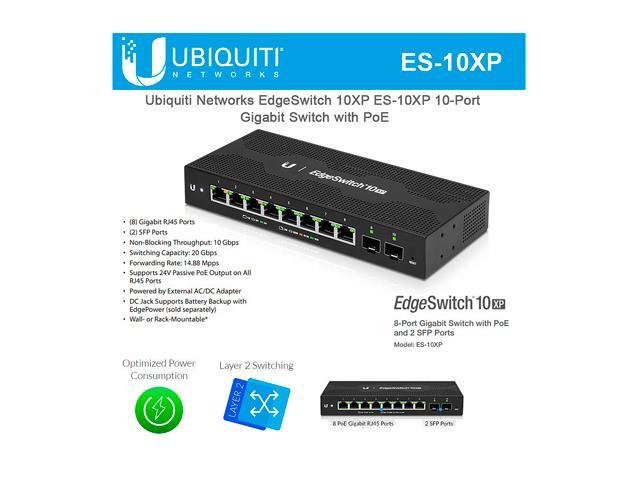 Ubiquiti EdgeSwitch 10XP Managed PoE Switch with SFP Ports - Newegg.com