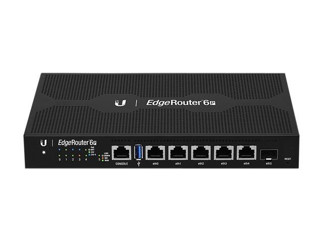 UBIQUITI ER-6P EdgeRouter 6P, 6-Port Gigabit Router with 1 SFP Port ...