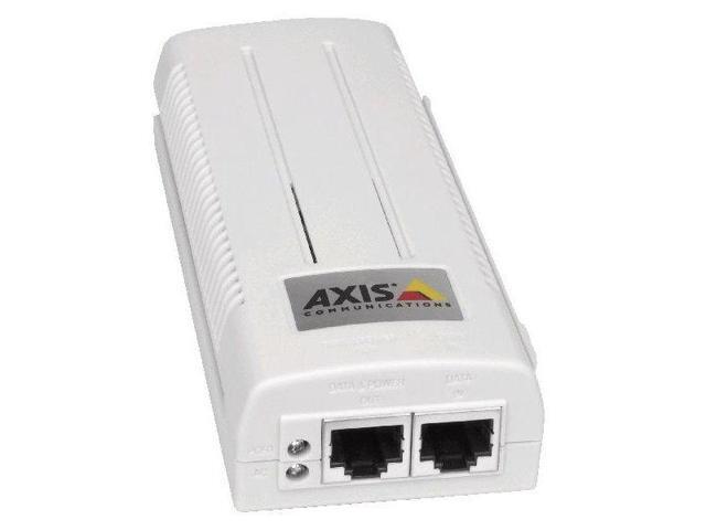 AXIS T8120 Midspan 15 W 1-Port - 110 V AC, 220 V AC Input - 48 V DC ...