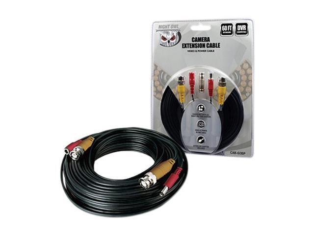 Night Owl 60 ft. Video/Power Cable - BNC for Surveillance Camera - 60 ...