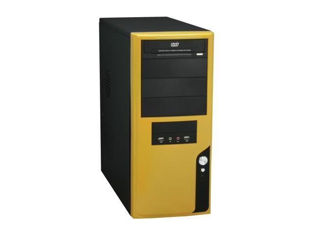 ATOP Decorative AT-AP101YE-KM Black / Yellow Computer Case with ...
