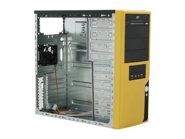 ATOP Decorative AT-AP101YE-KM Black / Yellow Computer Case with ...