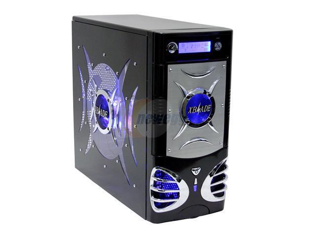 ATOP XBlade AT859A-BK-LCD Black/Silver Computer Case - Newegg.com