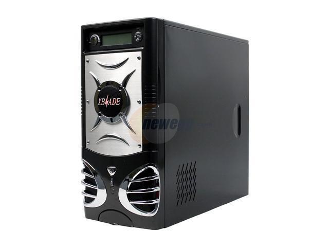 Open Box: ATOP XBlade AT859A-BK-LCD Black/Silver Computer Case - Newegg.ca