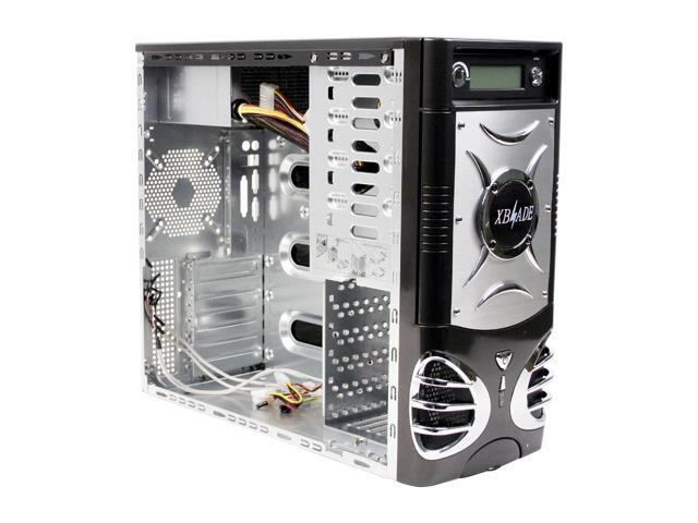 Open Box: ATOP XBlade AT859A-BK-LCD Black/Silver Computer Case - Newegg.ca