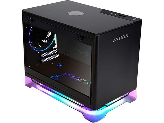 IN WIN A1 PRIME-BLACK Black SECC / Tempered Glass / Aluminum ...