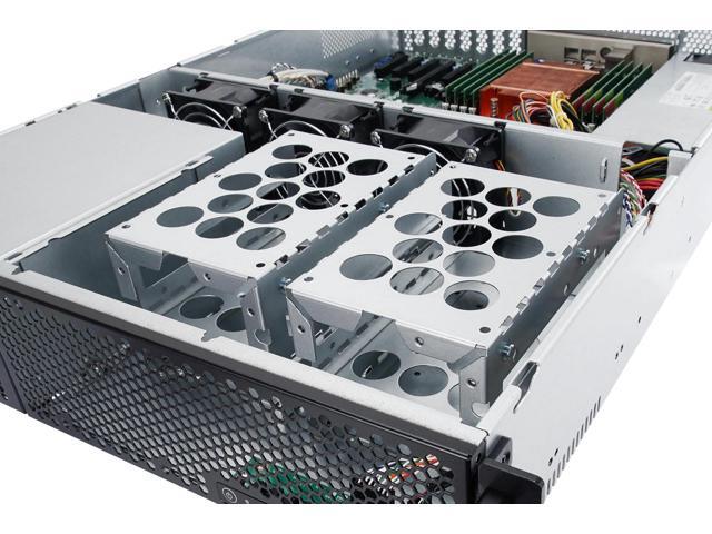 IN WIN Open Bay 2U Middle Depth Server Chasis - 500W 80+Gold Power ...