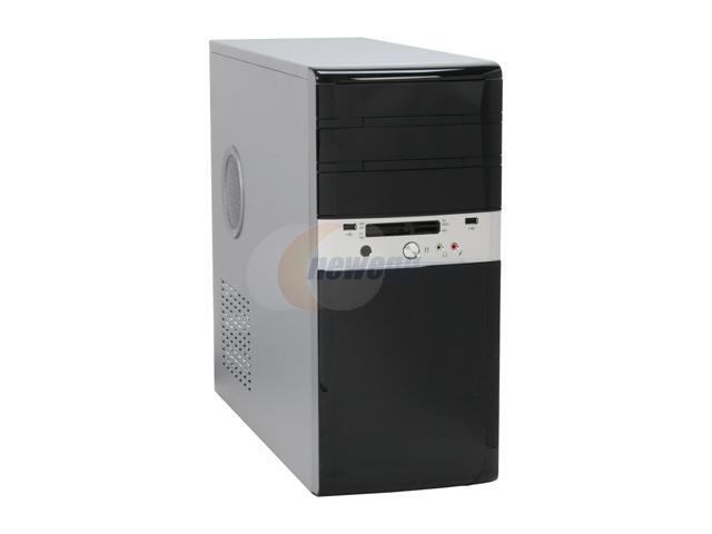 Enlight PA4116450 Piano Black / Silver Computer Case - Newegg.com