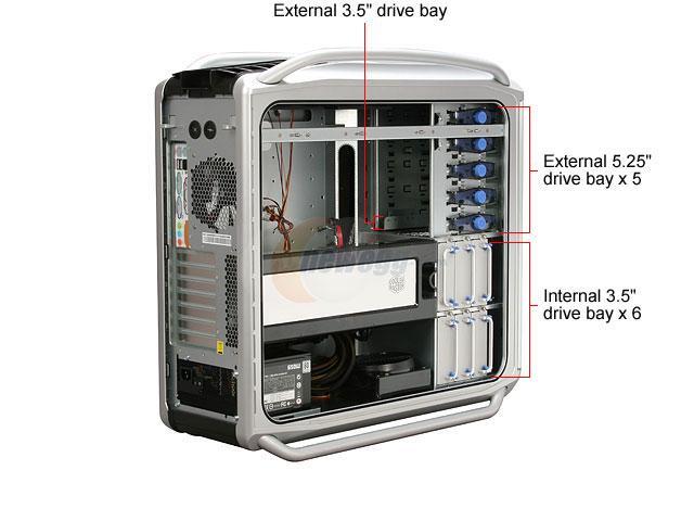 Cooler Master COSMOS 1000 RC-1000-KSR1-GP Black/ Silver Computer Case ...