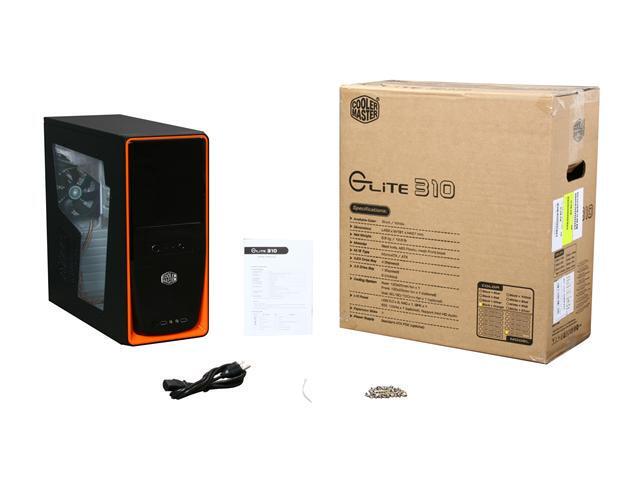 Cooler Master Elite RC-310-OWR460 Black Computer Case - Newegg.ca