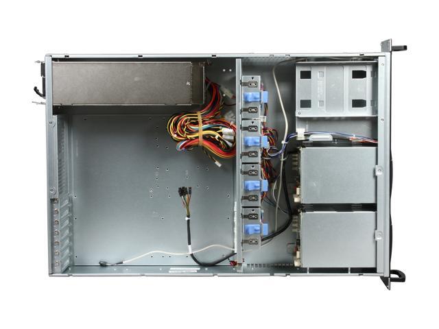 Chenbro Case RM31408 (RM31408M-650R) 3U DP with 8 x H/S HDDs, Mini SAS ...