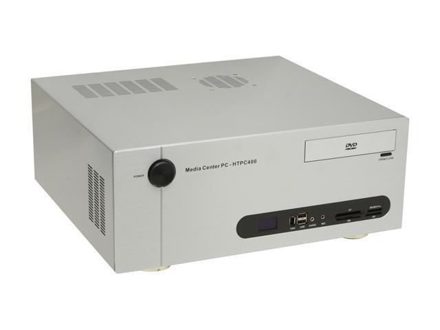 ARK Silver Aluminum / Steel HTPC 400SA Silver ATX Media Center / HTPC ...